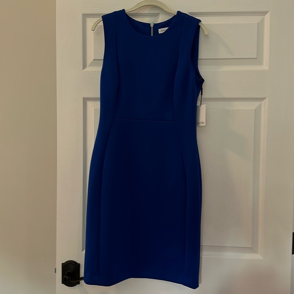 Calvin Klein | Dresses | Nwt Calvin Klein Cobalt Blue Dress | Poshmark